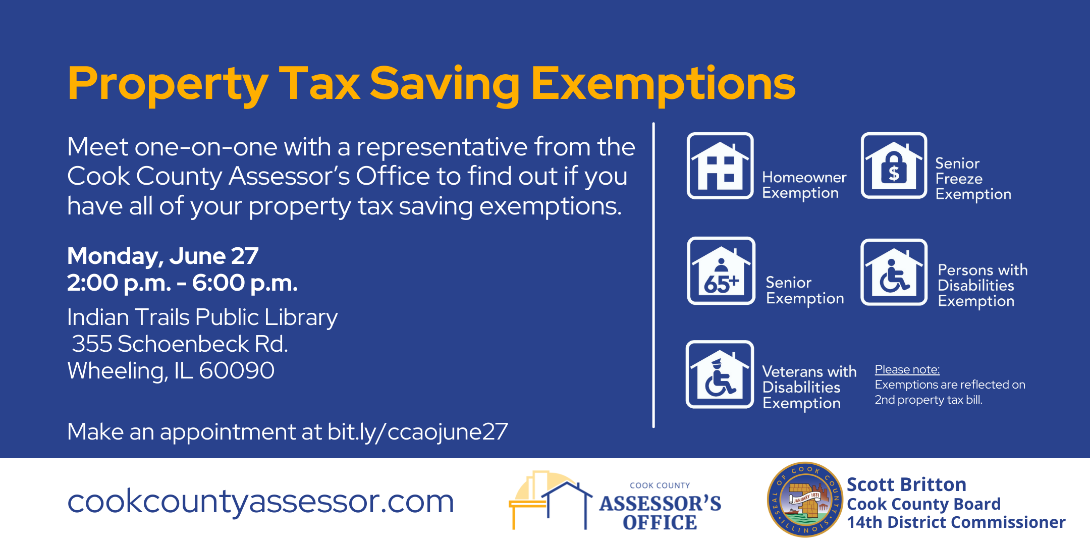 Property Tax Exemption Workshop | Ald. Gilbert Villegas (36th Ward) | Cook County Assessor's Office